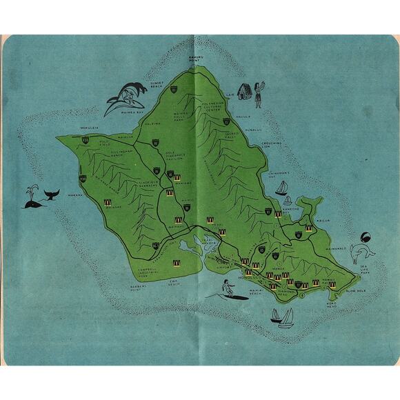 None | Other | Map Of Mcdonalds Branches In Honolulu 977 Hawaii Travel ...
